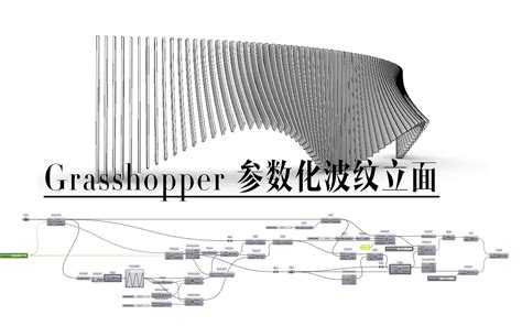 3 4 Grasshopper 参数化波纹立面建模详解 哔哩哔哩 Bilibili