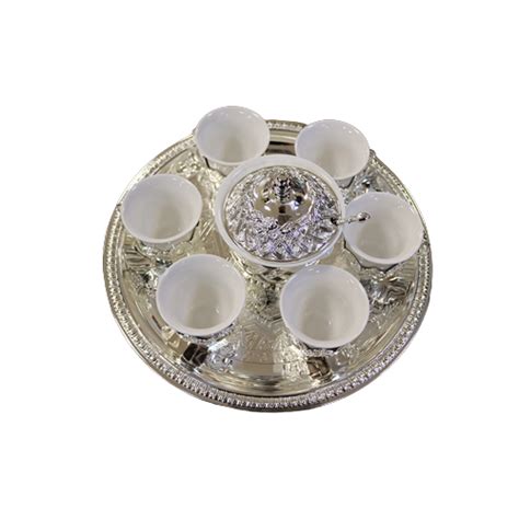 Set Servire Cafea Argintat 9 Piese