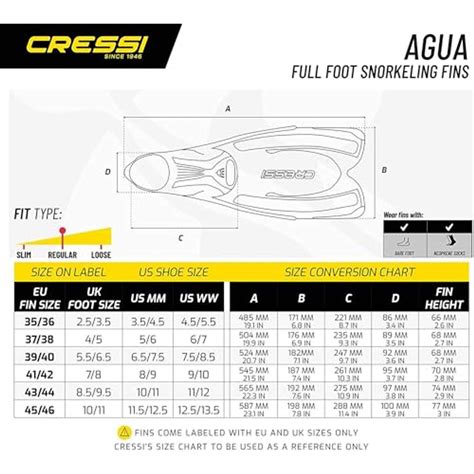 Cressi Agua Unisex Premium Flossen Self Adjusting Im Schwimmflossen