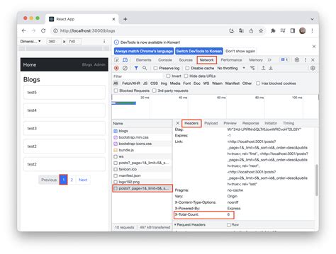 React Mini Project Pagination Json Server