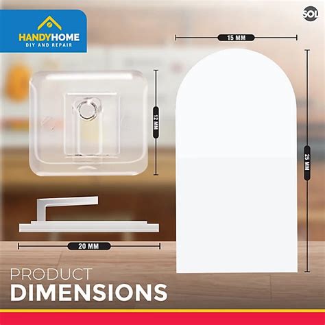 40pk Mini Adhesive Hooks Decorating Hooks Small Sticky Hooks For