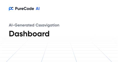Build Great Cssavigation Dashboard Components Faster Using Ai Tools