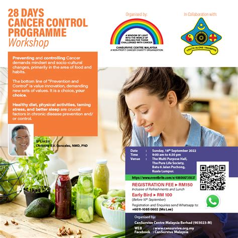 28 Days Cancer Control Programme Agimat Sining At Kulturang Pinoy