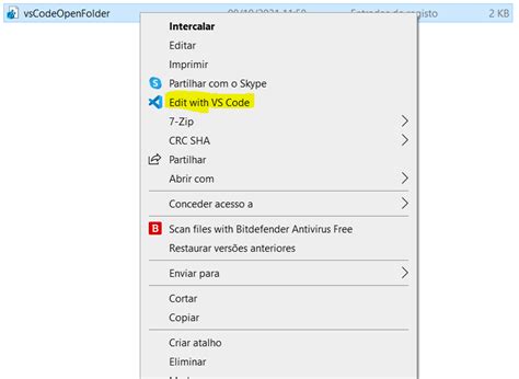 Add Vscode Portable Actions To Windows Explorer Context Menu · Github