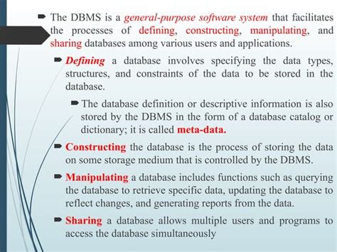 introduction to database management system pptx