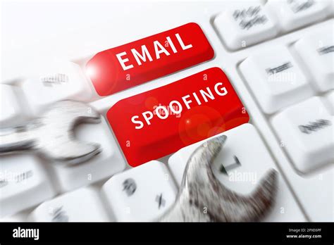 Inspiration Showing Sign Email Spoofing Word For Secure The Access And Content Of An Email