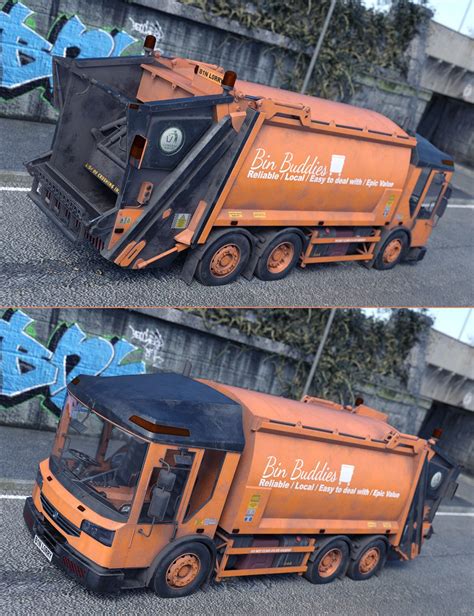 Bin Lorry 2025 Free Daz 3d Models