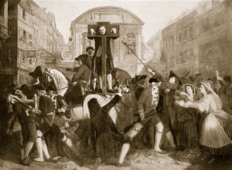 Daniel Defoe In The Pillory 31st July 1703 Illustration From