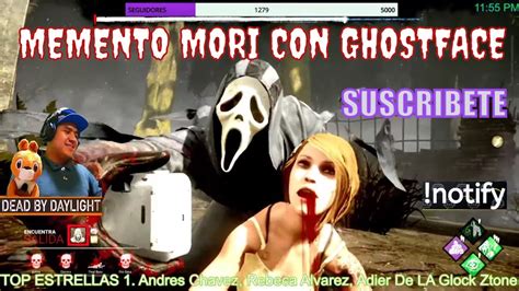 Memento Mori ☠ Con Ghostface 👹 Videobig Tv Dbd Dead By Daylight Youtube