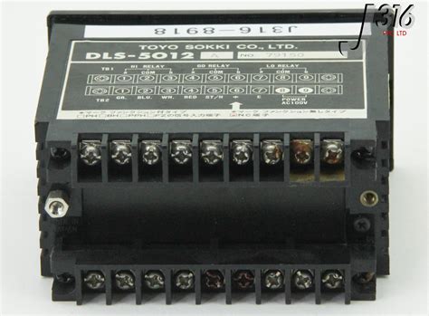 8918 Toyo Sokki Load Cell Weight Monitor Dls 5012 Ebay