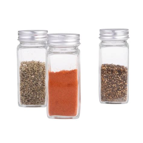 115ml Square Glass Spice Jar Soko And Co