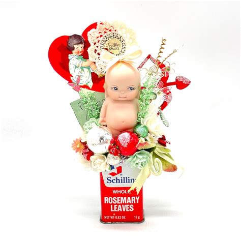 Vintage Valentines Day Assemblage Etsy