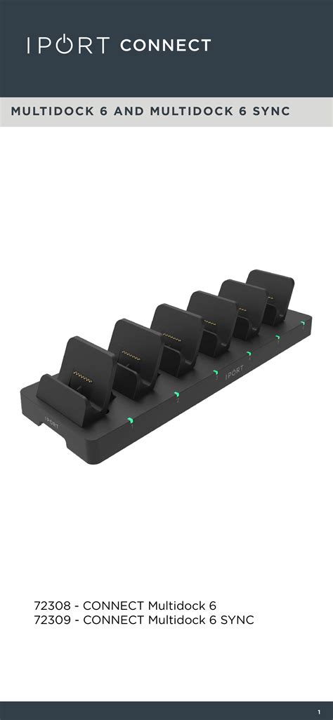 Iport 72309 Multidock 6 Sync Installation Guide