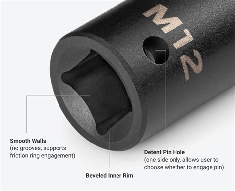 1 2 In Drive Triple Square Impact Bit Socket Set 9 Piece Tekton