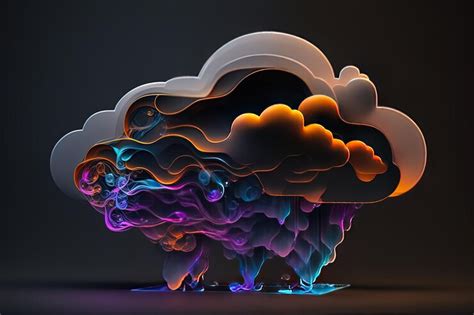 Premium Photo Abstract Cloud Storage Computing Advanced Artifficial Intelligence Technology