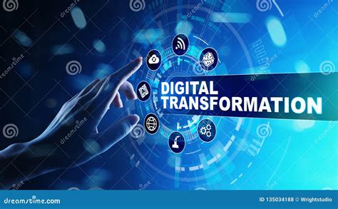 Digital Transformation Disruption Innovation Business And Modern Technology Concept Stock