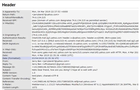 Spam Email Header Details Download Scientific Diagram