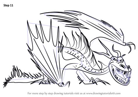 How To Draw Hookfang From How To Train Your Dragon 2 How To Train Your