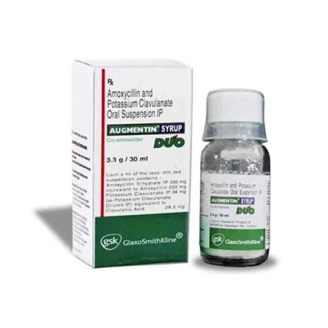 Buy Augmentin Dds Syrup Broad Spectrum Antibiotic For Diverse