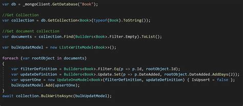 MongoDB Add Update Field To Document Using BulkWriteAsync TheCodeBuzz