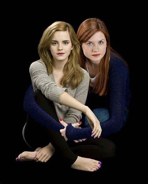Bonnie Wright And Emma Watson