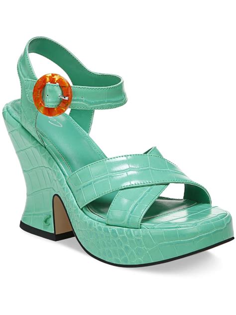 Circus By Sam Edelman Womens Peony Open Toe Ankle Strap Platform
