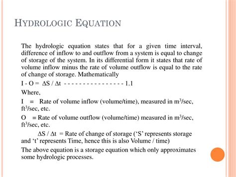 Ppt Hydrology Basic Concepts Powerpoint Presentation Free Download