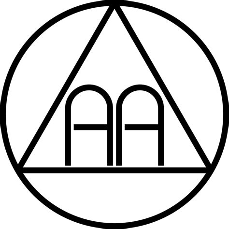 Alcoholics Anonymous Official Logo Openclipart
