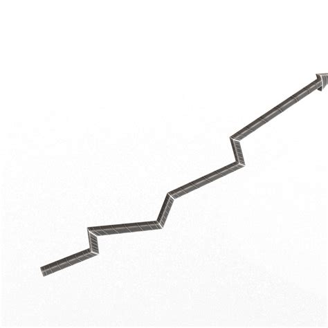 Arrow Graph Down 3d Turbosquid 2025928
