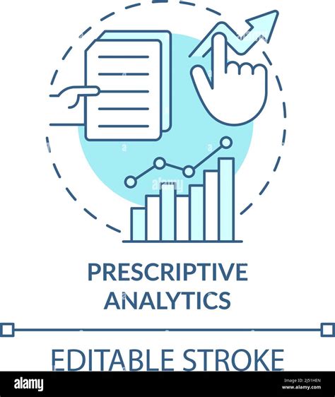 Prescriptive Analytics Turquoise Concept Icon Stock Vector Image And Art Alamy