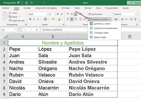 Así Es Como Tienes Que Combinar Celdas En Excel Sin Perder Los Datos