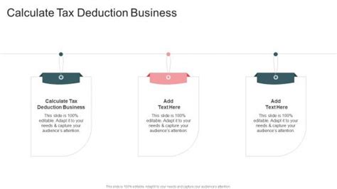 Calculate Tax Deduction Salary Powerpoint Presentation And Slides Slideteam