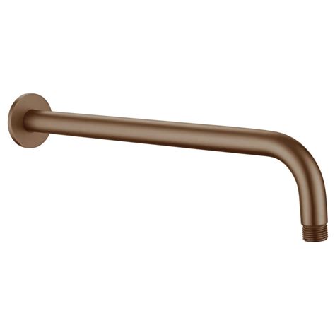The White Space 300mm Round Wall Mounted Shower Arm In Brushed Bronze