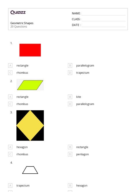 50 Composing Shapes Worksheets On Quizizz Free And Printable
