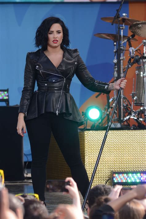 Demi Lovato Good Morning America Summer Concert Series In New York