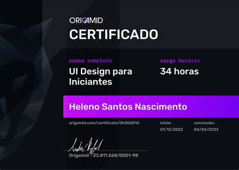Heleno Santos On Linkedin Origamid Design Ui
