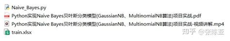 Python实现Naive Bayes贝叶斯分类模型 GaussianNBMultinomialNB算法 项目实战 知乎