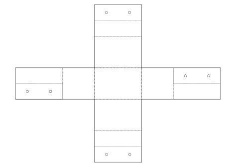 Rectangle Box Template Printable