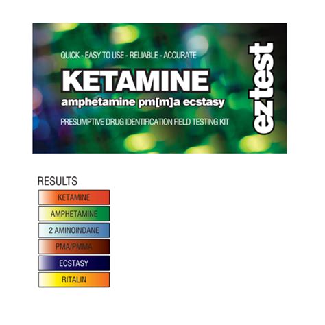 Ketamine Test Kit For Ecstasy Mdma Ketamine Pma Ez Test Australia