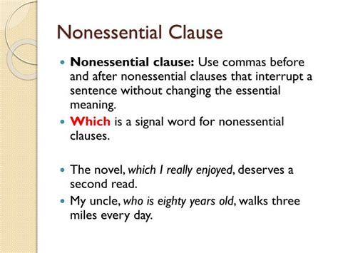 What Is A Nonessential Clause At Kristopher Chambers Blog