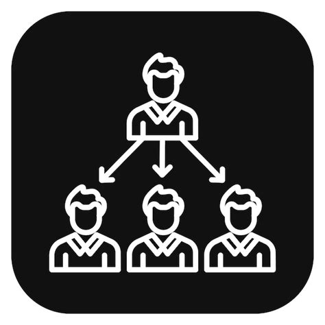 Premium Vector Hierarchy Vector Illustration