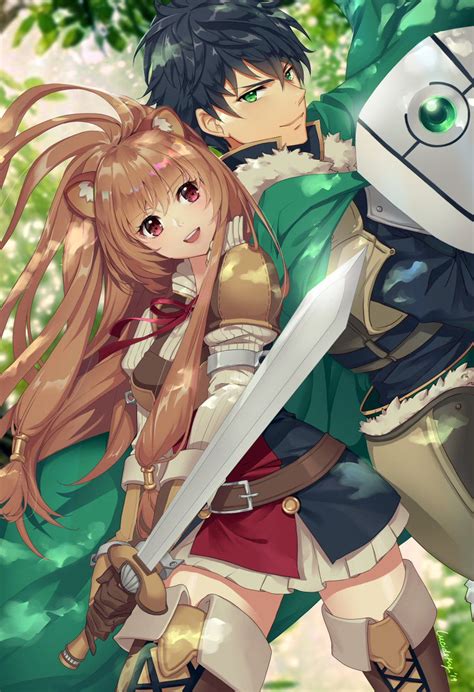 Naofumi And Raphtalia Fighting Together R Shieldbro
