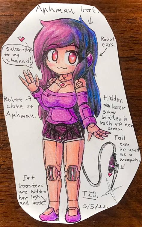 Robot Aphmau By Thingooooooo On Deviantart