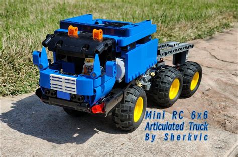 Lego Moc Mini Rc 6×6 Articulated Truck By Sherkvic Rebrickable