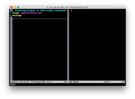 Vim As An IDE Jake Zimmerman