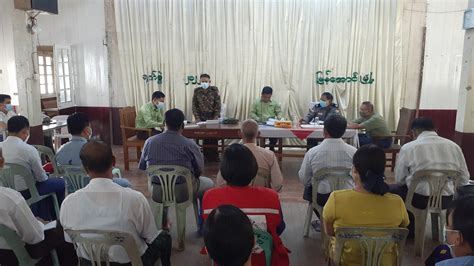 မြန်အောင်မြို့နယ် သဘာဝဘေးအန္တရာယ်ဆိုင်ရာ စီမံခန့်ခွဲမှုအဖွဲ့ လုပ်ငန်းည