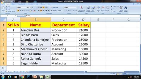 How To Sort In Ms Excel YouTube How To Sort In Ms Excel YouTube