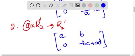 solved determine conditions on a b c and d such that the matrix [ a