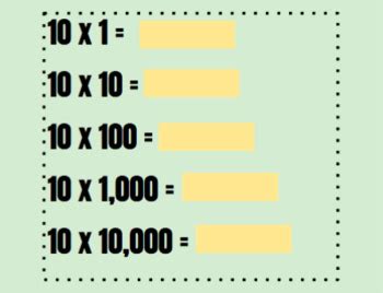 Decimal Practice Work Patterns With Multiplication By Brittany Kennedy