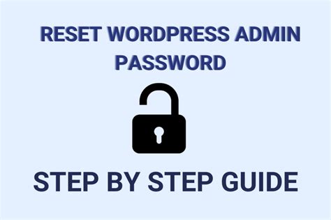 how to reset wordpress admin password reseller jungle 1 solution